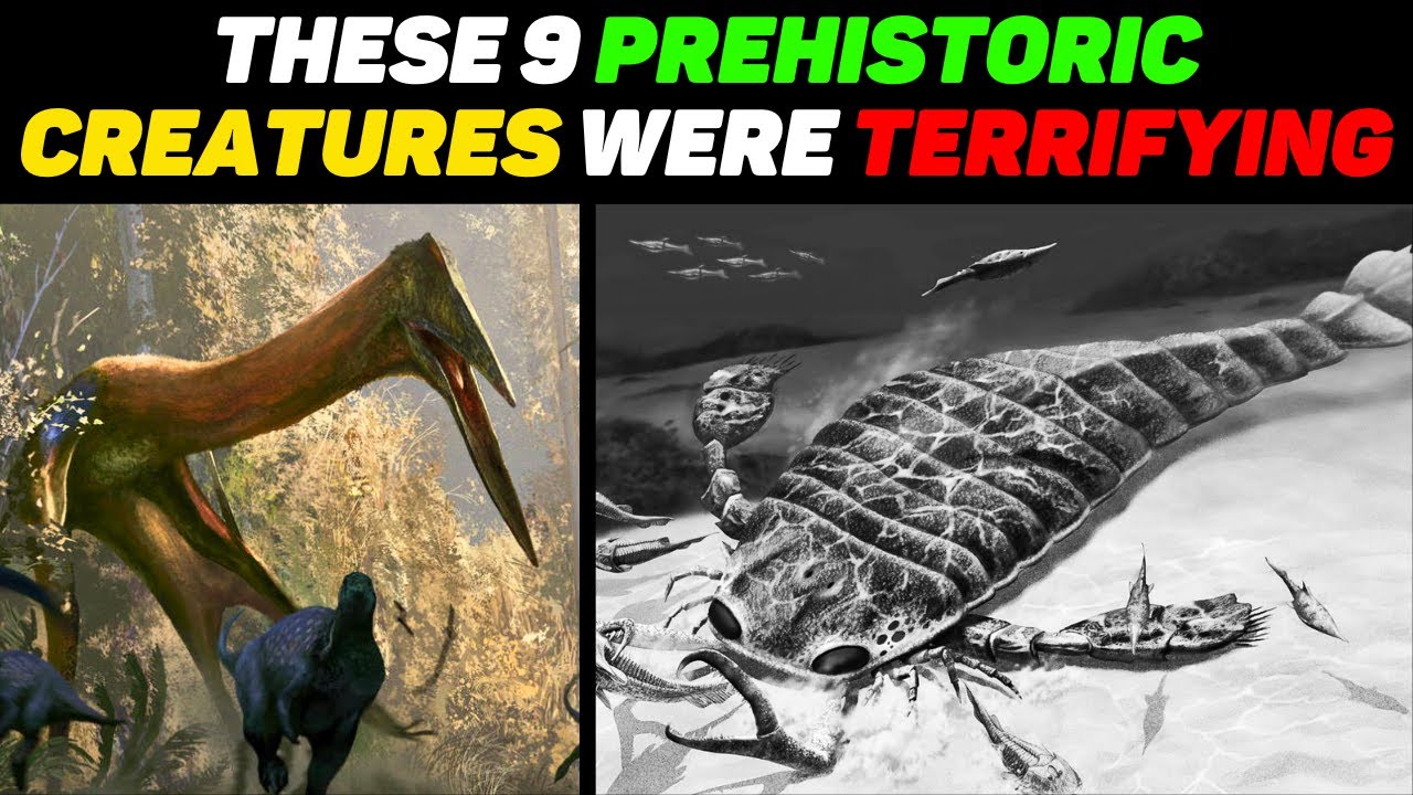 The 9 Scariest Prehistoric Creatures of All Time! - YouTube