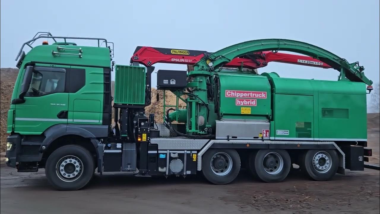 JENZ Chippertruck hybrid + MAN TGS35.510 - YouTube