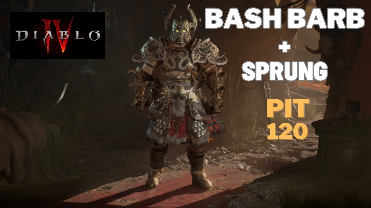 Diablo IV Saison 4 - Mein Bash Barb mit Sprung - YouTube
