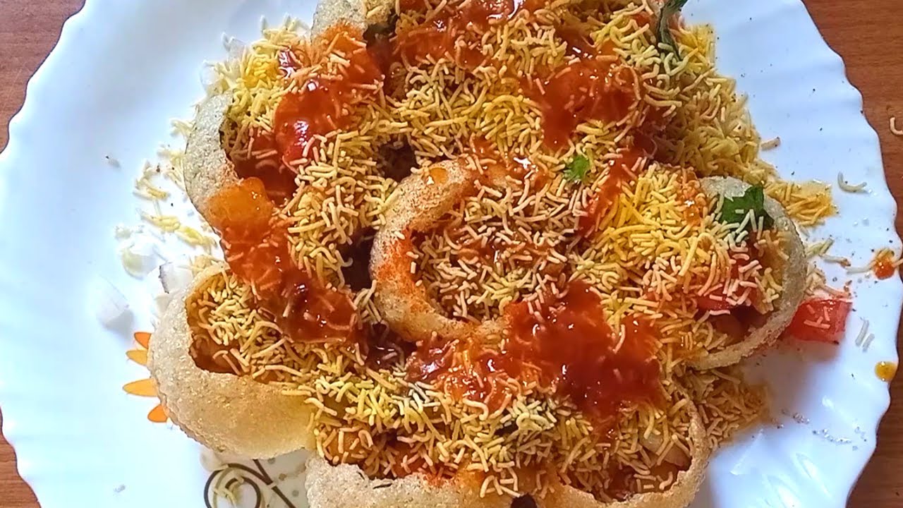 चटपटीत शेवपुरी रेसिपी | Quick and Easy Shev Puri Recipe in Marathi ...
