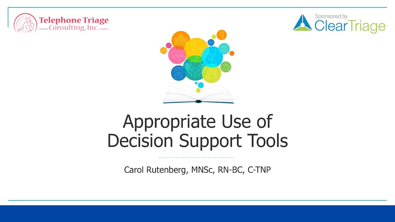 Decision Support Tools in Telephone Triage - YouTube