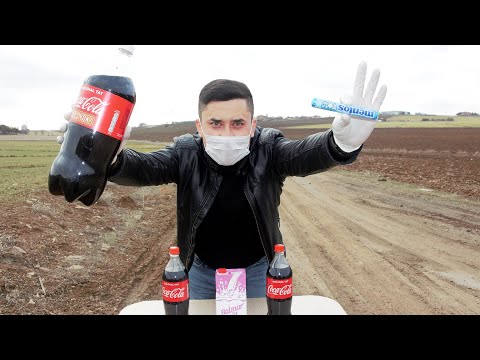 KOLA vs MENTOS gibi EFSANE DENEYLER YAPTIM !!!
