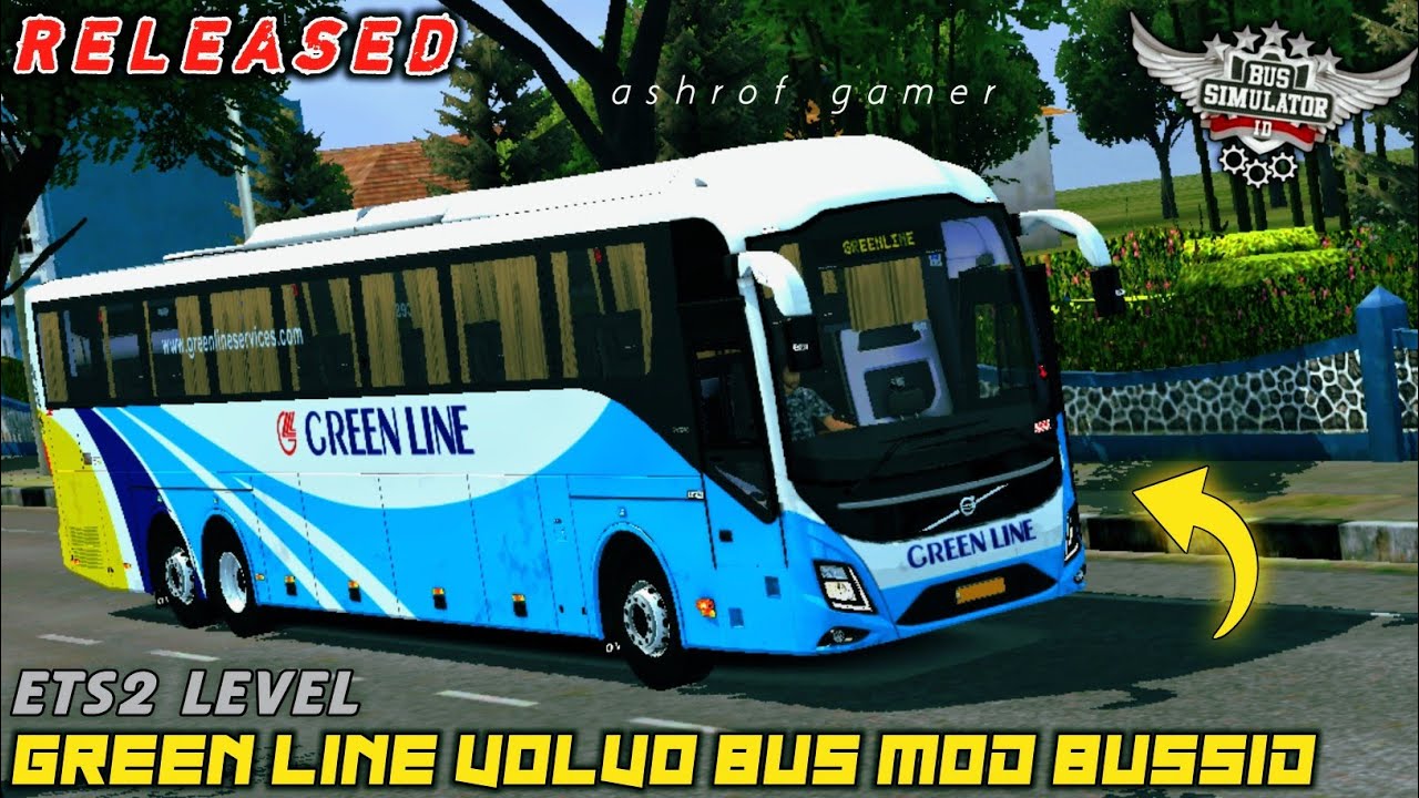 New GREEN LINE VOLVO 9600 BUS MOD For Bussid🤩Volvo Bus |New Bus Mod ...
