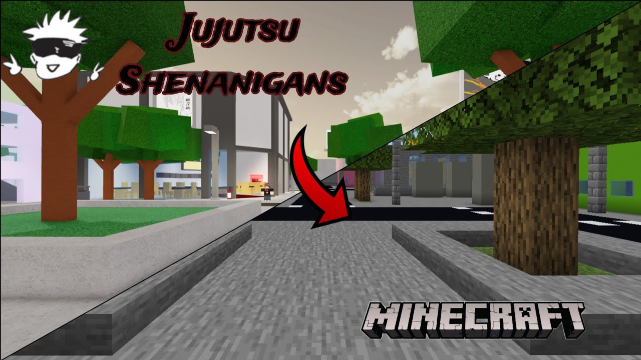 I made Jujutsu shenanigans map in Minecraft | Compatible with java and ...