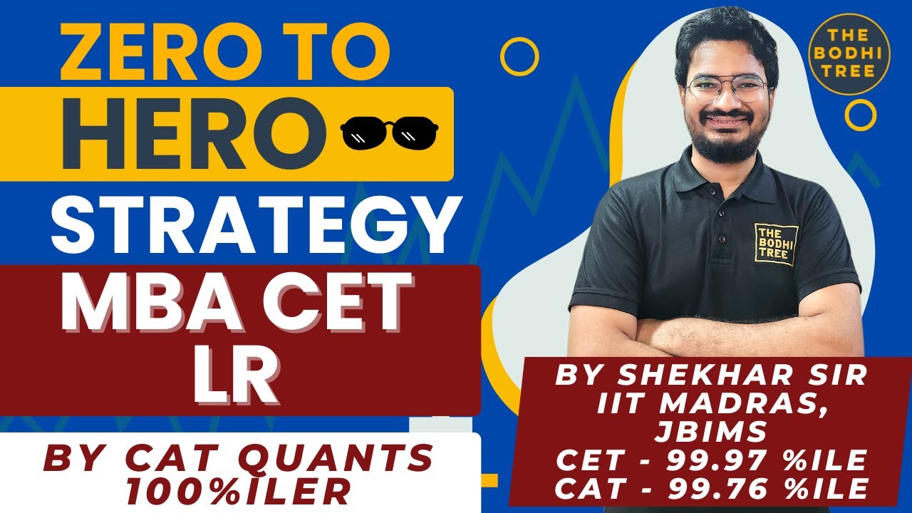 How To Start MBA CET LR Preparation | MBA CET 2025 | By Shekhar Sir ...