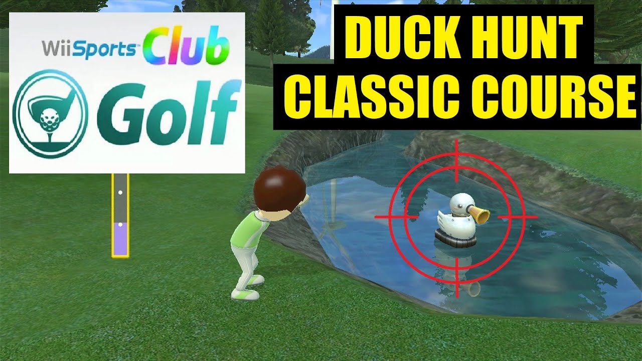 Wii Sports Club Golf. Duck Hunt. Classic Course. - YouTube