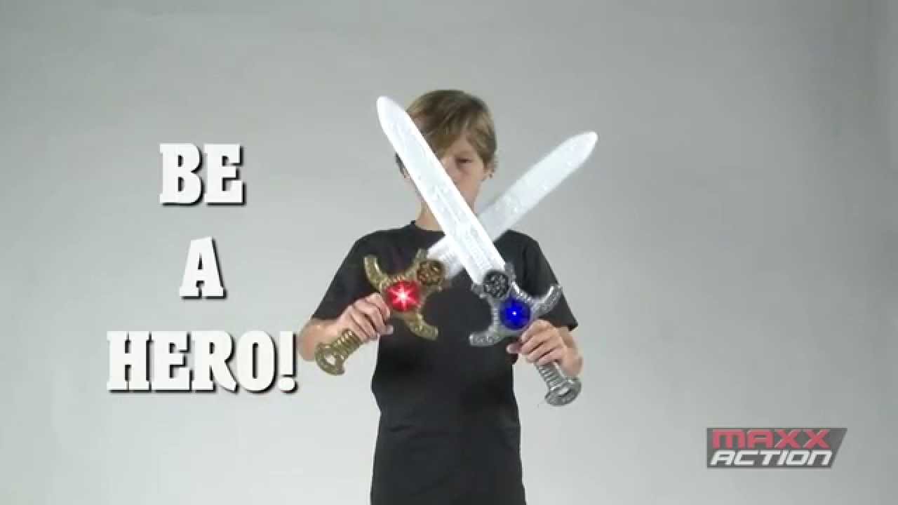 Maxx Action Adventure Series Electronic Toy Sword - YouTube