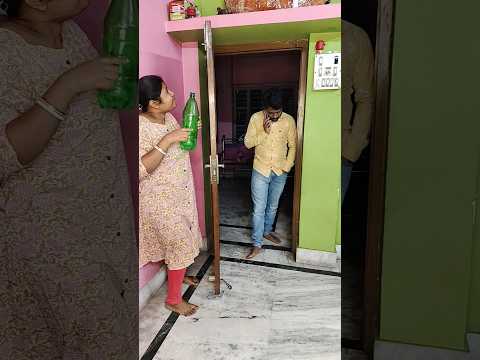 Great idea 🤪 Real end twist 😂 #comedy #viral #shorts #funny #ytshorts #couplecomedy
