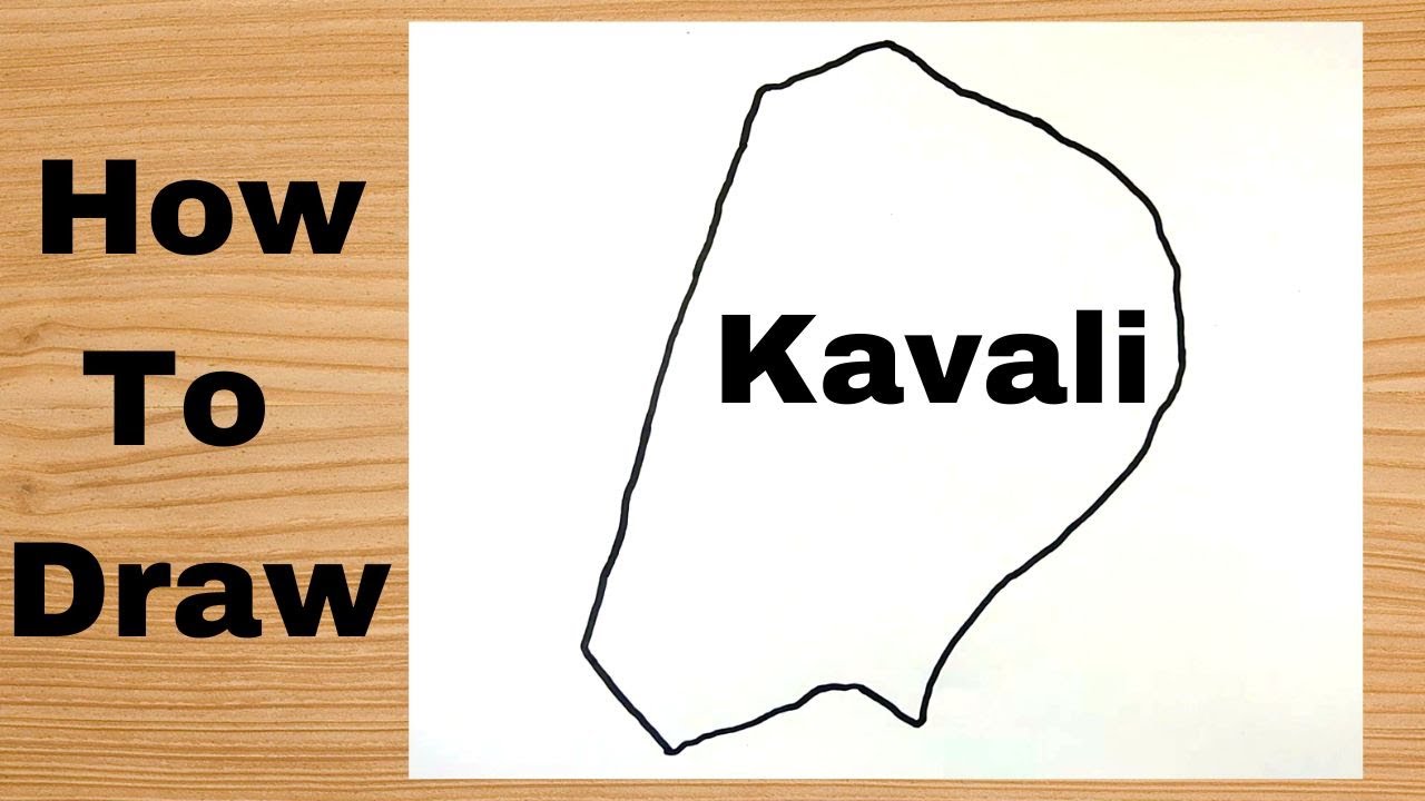 Drawing Kavali City Map - India - YouTube