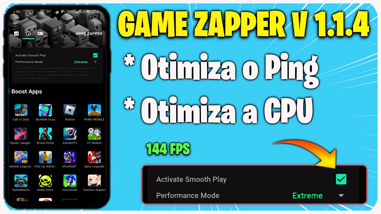 🚨 GAME ZAPPER GAME BOOSTER! Apk Download - YouTube