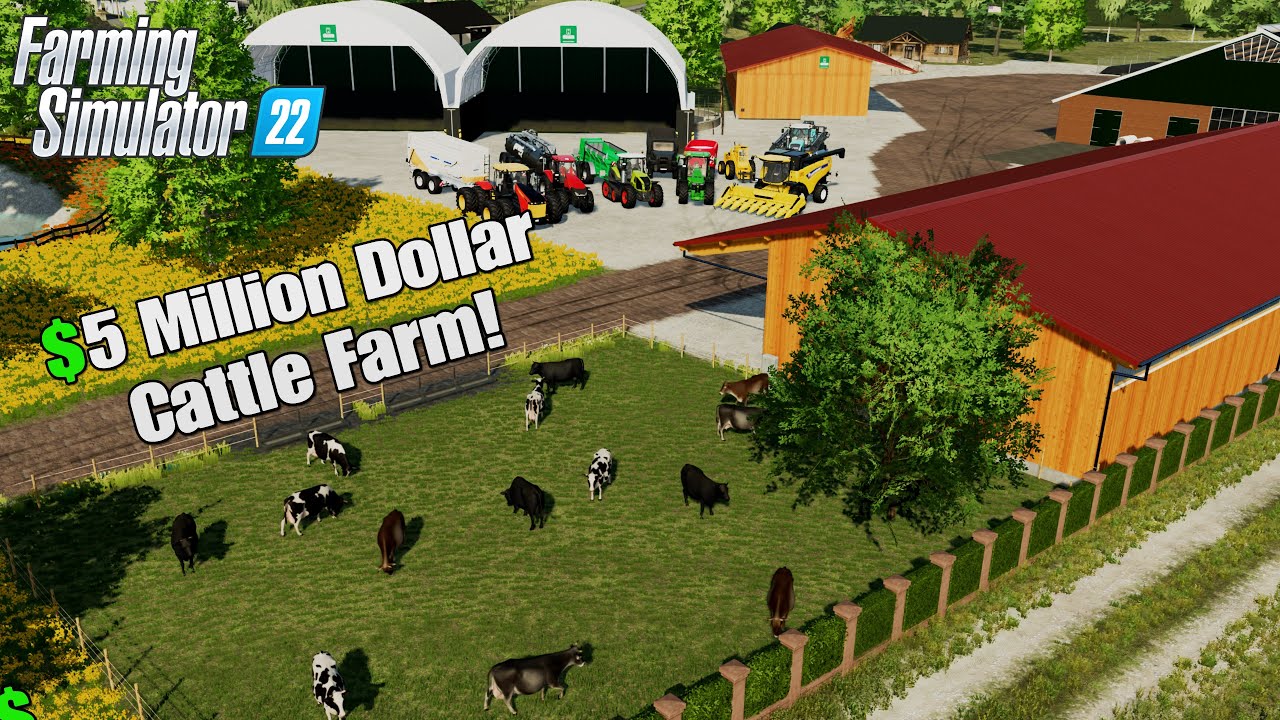 How To Build a ($5 Million Dollar) Cattle Farm | The Valley The Old ...
