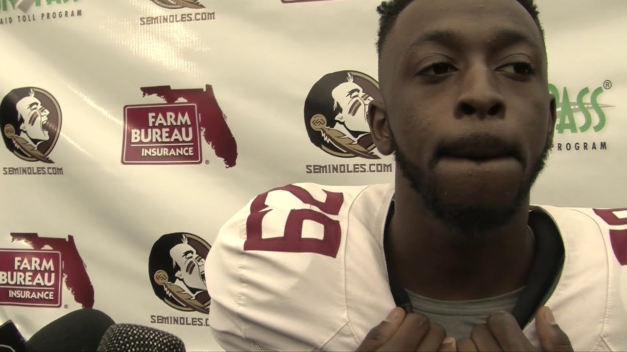 FSU Spring Football, Day 4: DJ Matthews - YouTube