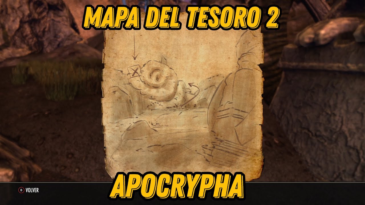 Mapa Del Tesoro Apocrypha 2 | The Elder Scrolls Online - YouTube