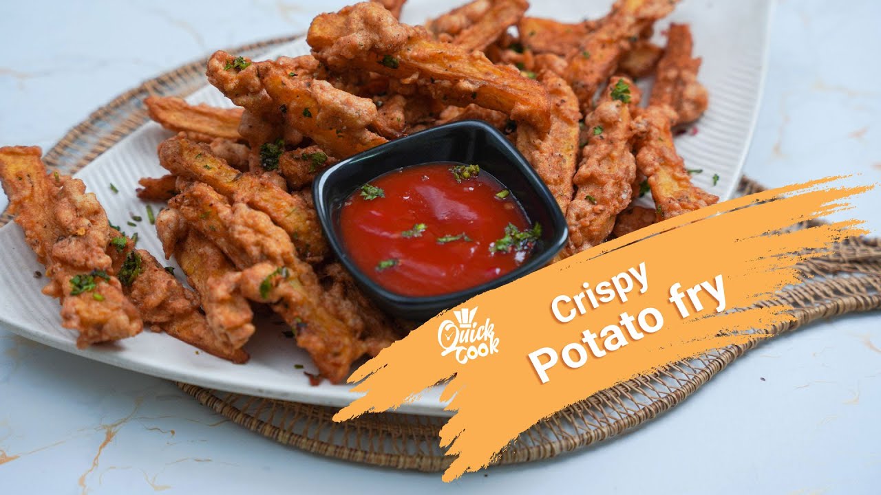 Crispy potato fry | potato fry | Quick cook - YouTube