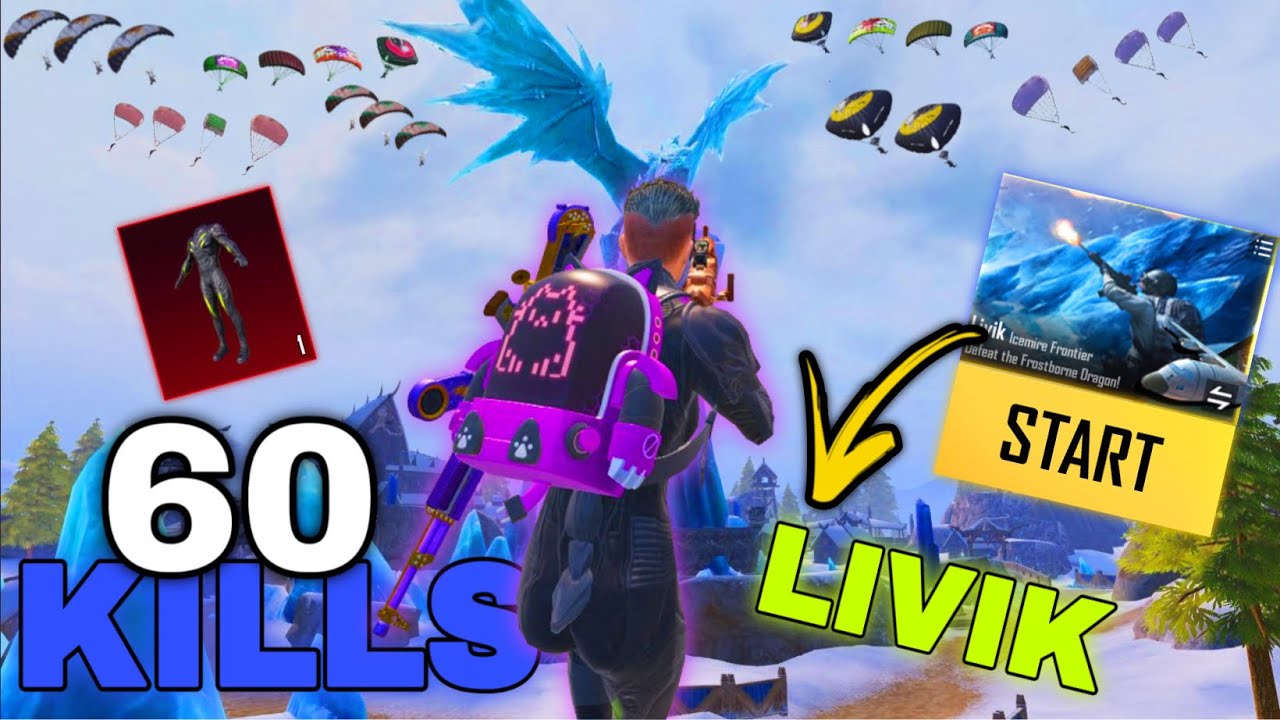 LIVIK 60 KILLS!!🤯FASTEST AGRESSIVE LIVIK GAMEPLAY in ICEMIRE FRONTIER ...
