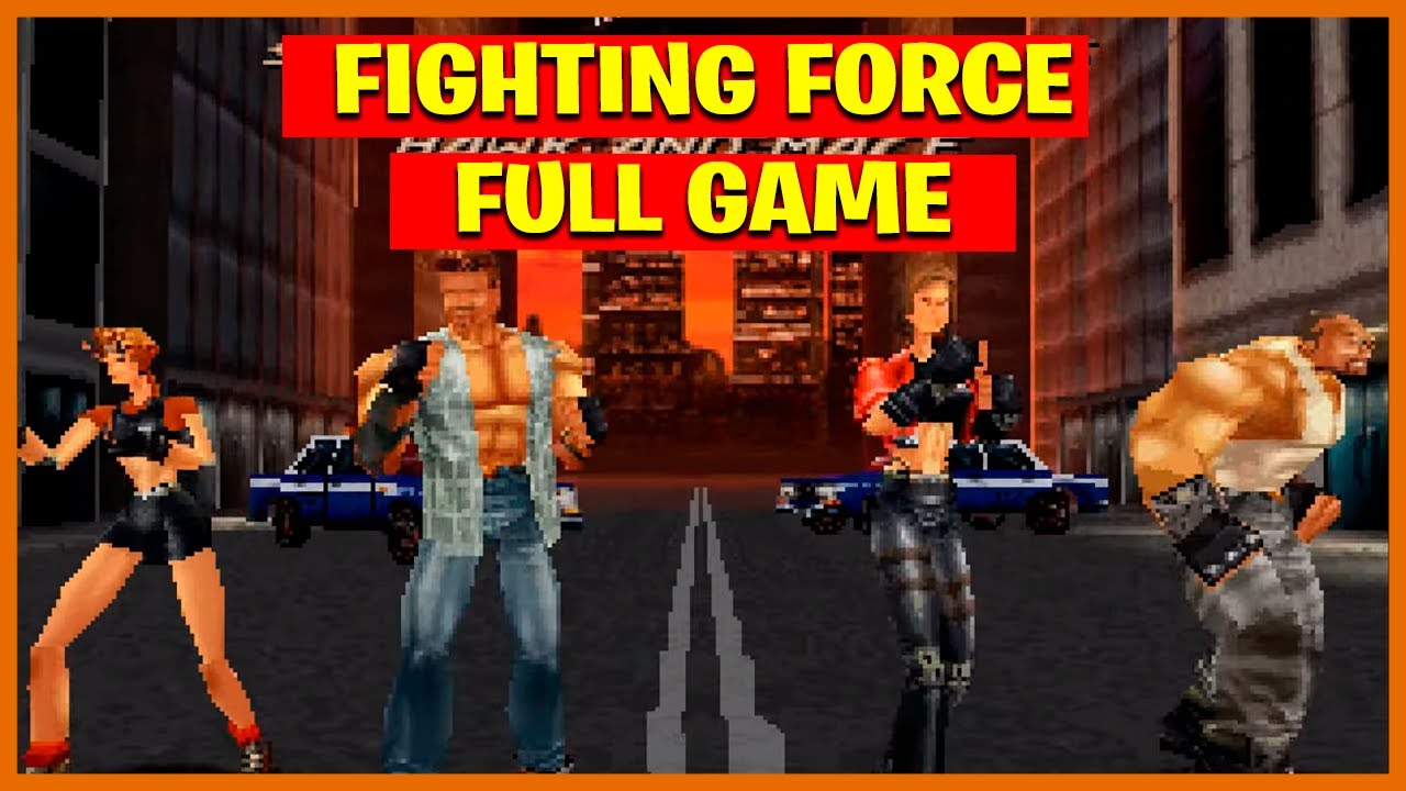 PS1 Gameplay — Fighting Force [2 Players] [4K, 60fps] - YouTube
