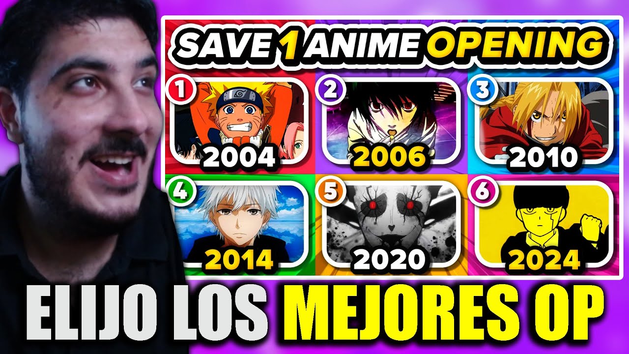 SALVA 1 OPENING de ANIME por cada AÑO 🎵 2004 - 2024 - YouTube