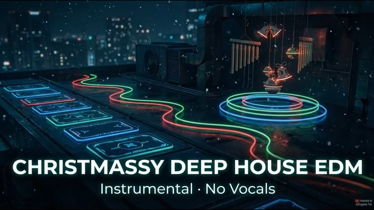 Christmas Deep House EDM Mix | Dark & Bassy Instrumental | Night Drive ...