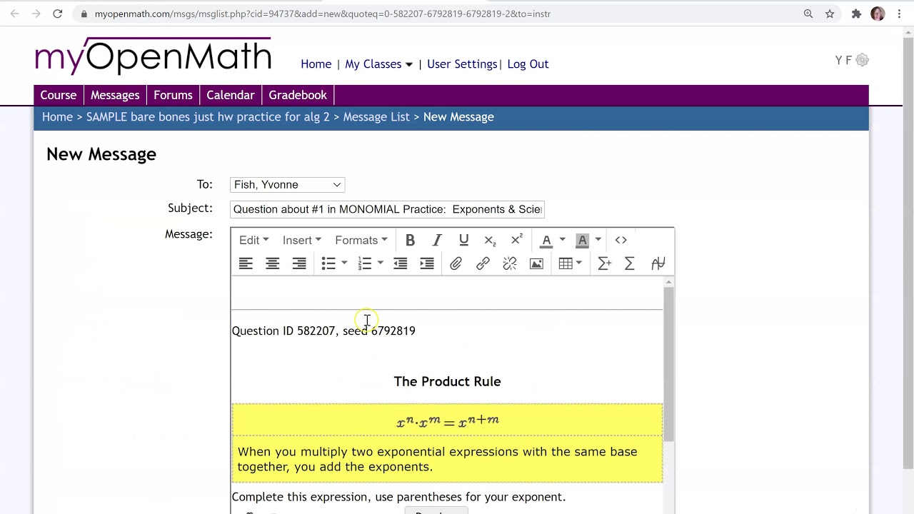 How to register for MyOpenMath (for students) - YouTube