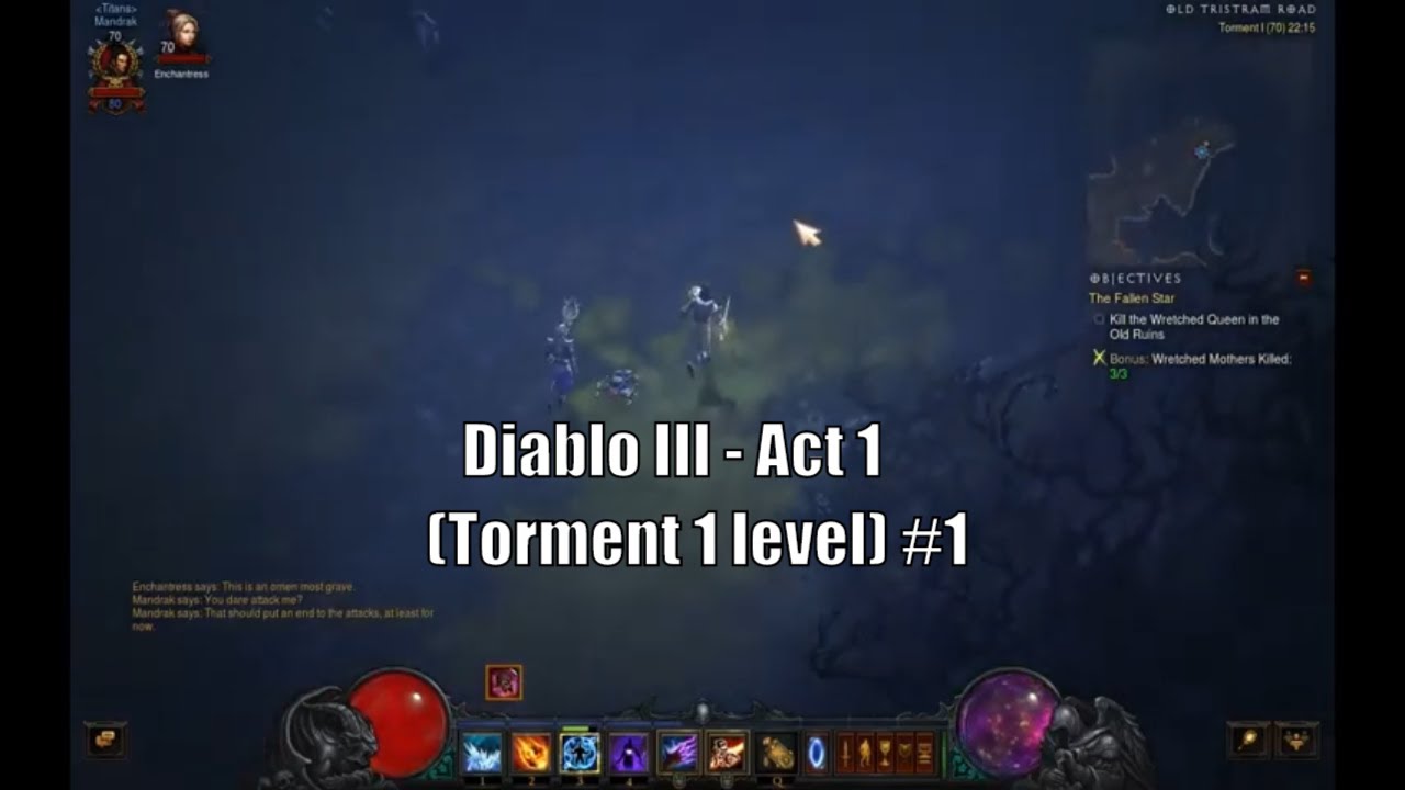 Diablo III - Act 1 (Torment 1 level) #1 - YouTube