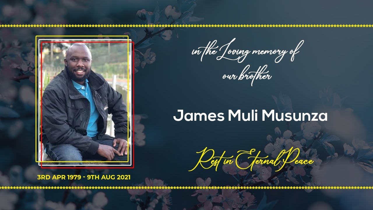 James Muli Musunza Send Off Ceremony || Live Coverage - YouTube