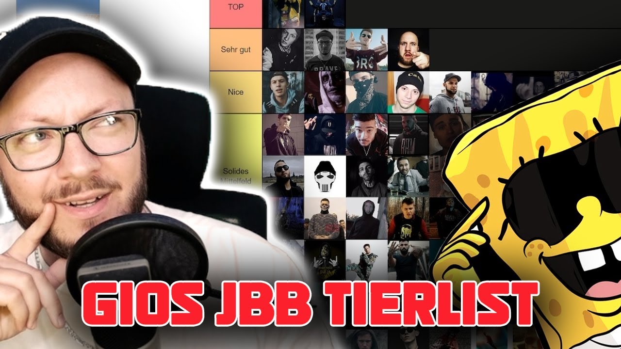Gio erstellt seine JBB Rapper - Tierlist! - YouTube