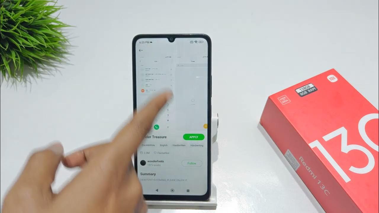 How to increase font size in redmi 13c | Redmi 13 pro me display size increase kaise kare - YouTube