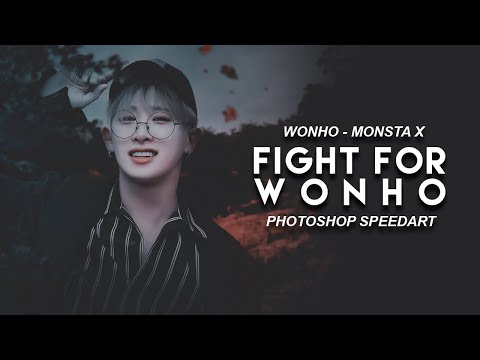 Wonho - #FightForWonho || Monsta X - Photoshop SpeedArt
