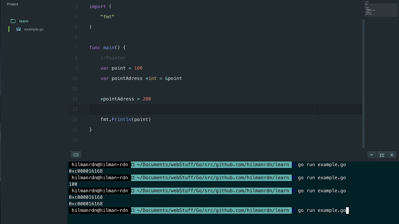 25 Pointer Di Golang Youtube