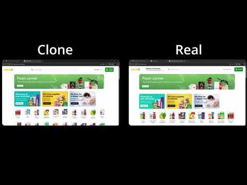 Blinkit-Clone Full Website Demo & Comparison with BlinkIt Website - YouTube