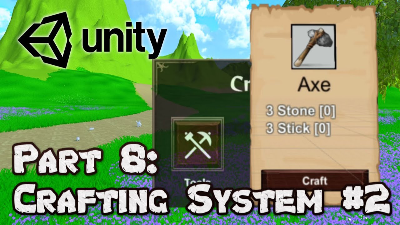 3d Survival Game Tutorial Unity Part 8 Crafting System Script 9756