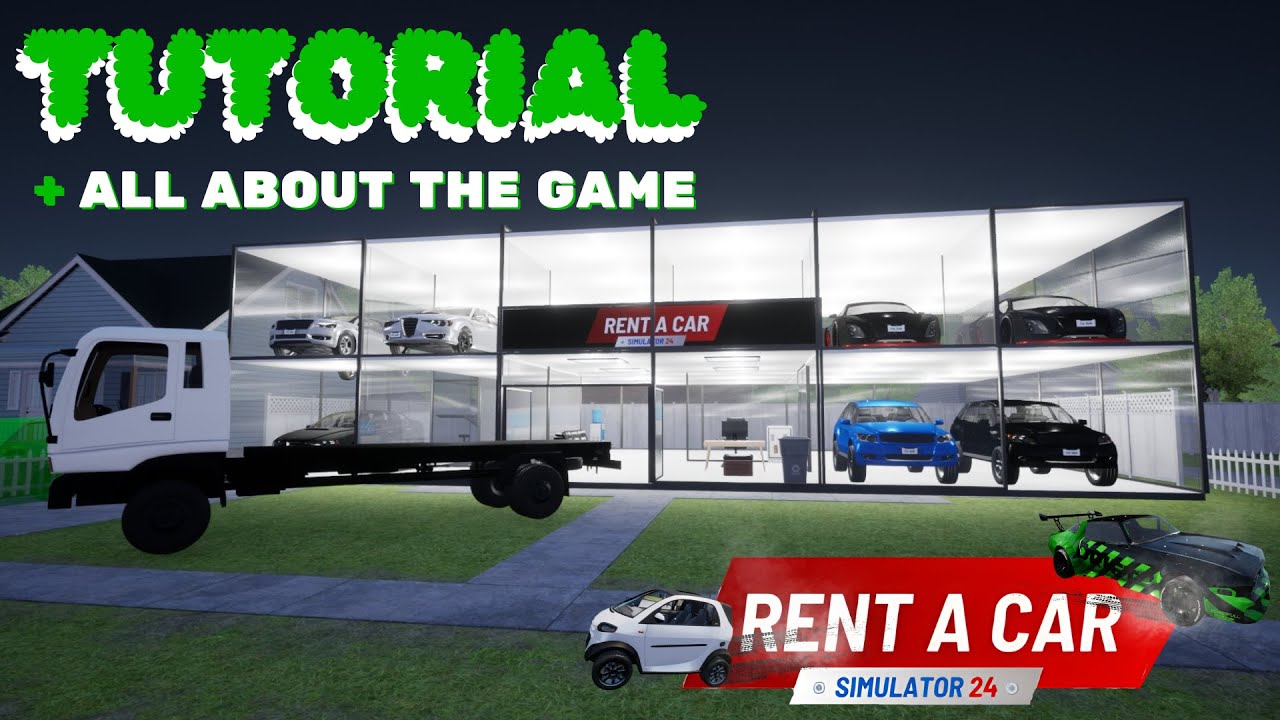 Rent A Car Simulator 24 - Tutorial & What the Game Has to Offer! - YouTube
