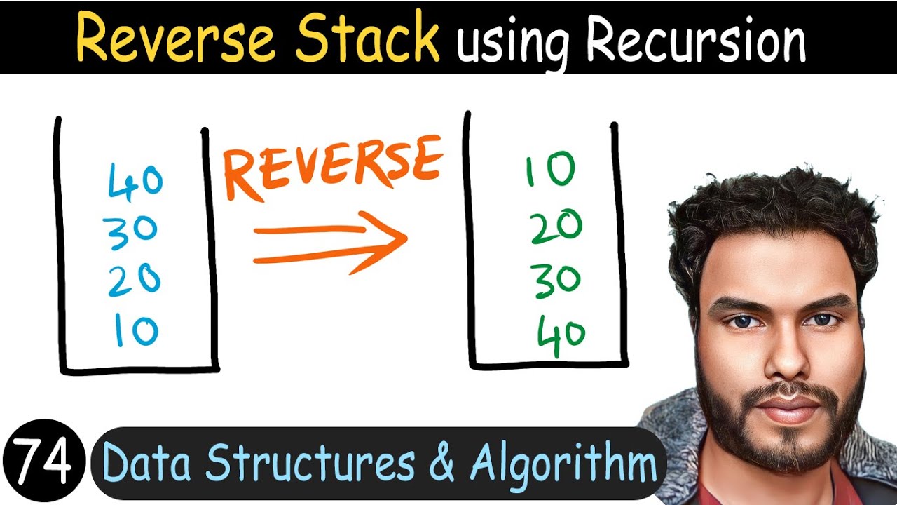 74 Reverse Stack Using Recursion Dsa Tutorial Youtube 3612