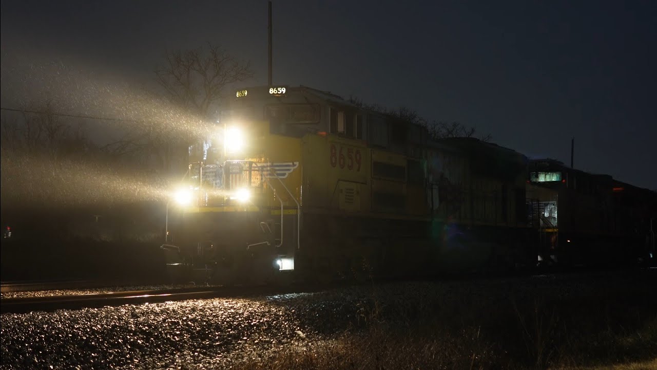 [4k] Union Pacific M Train on the Choctaw Subdivision - YouTube