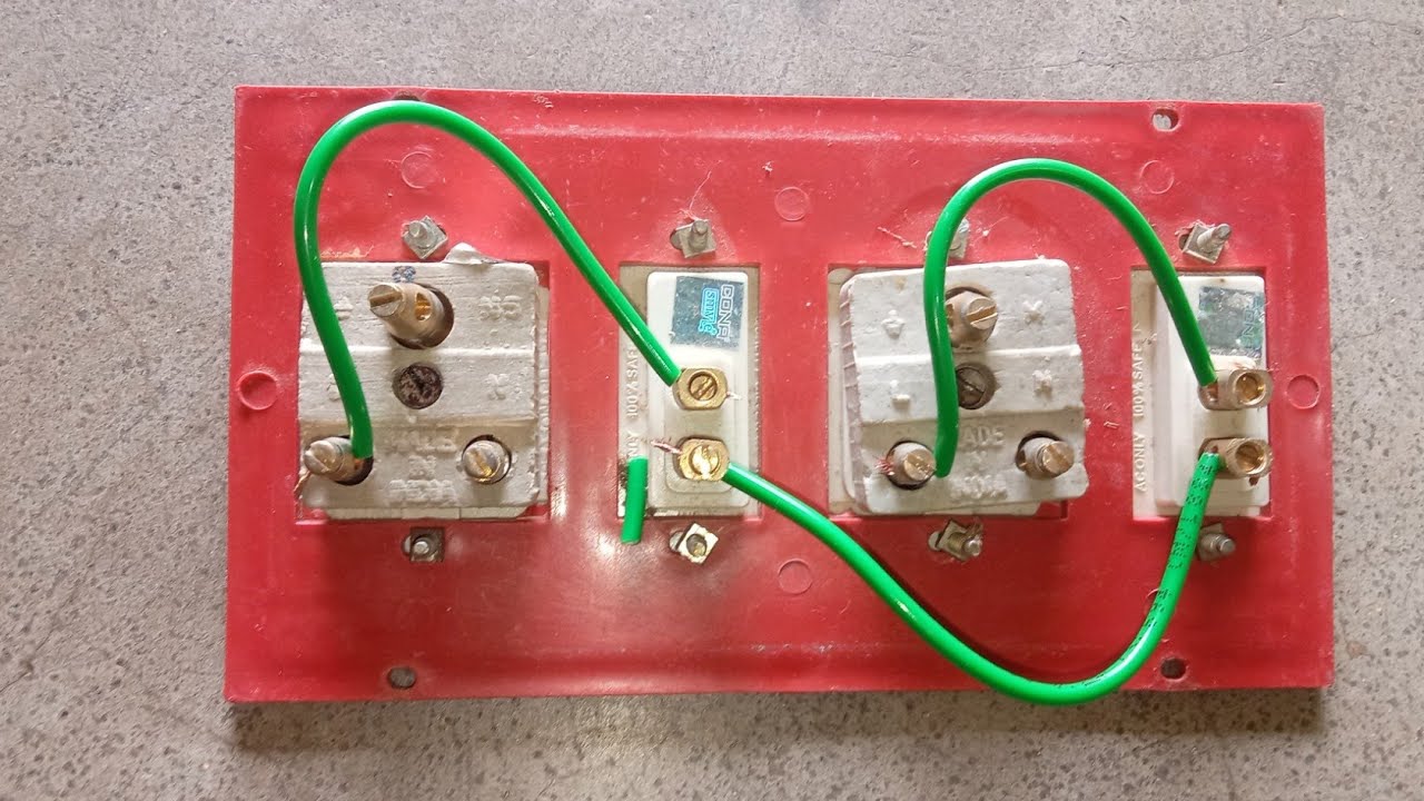 Perfect switch board wiring | Extra switch बोर्ड connection कैसे करें ...
