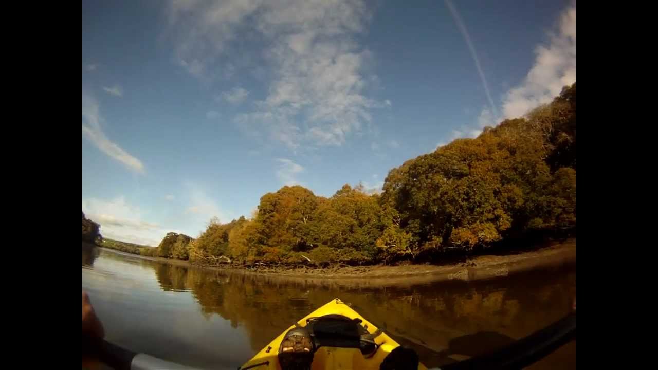 Getting ready to race - Koru Kayaking, Frenchmans Creek, Cornwall - YouTube