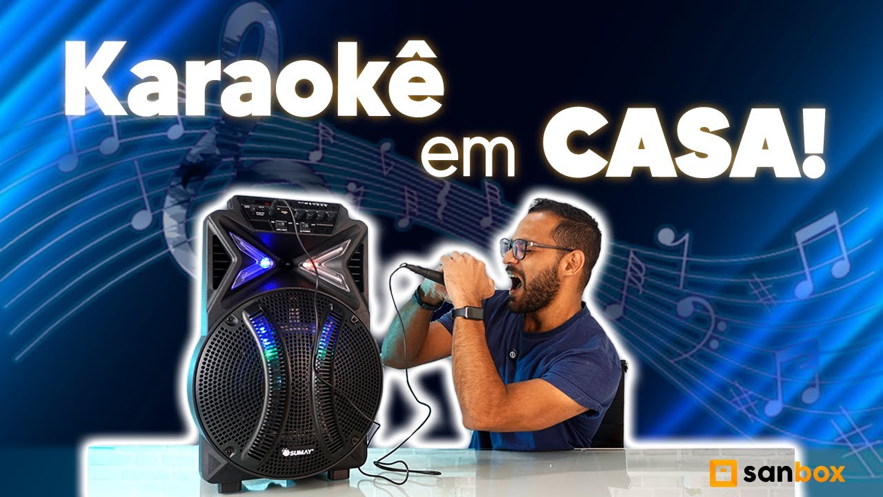 Karaoke em Casa: A Caixa de Som que Você Precisa - YouTube