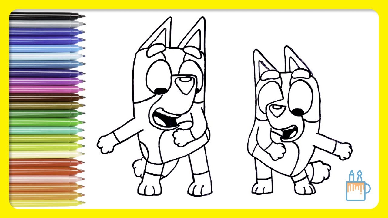 bluey desenhos para colorir bluey desenhos para colorir