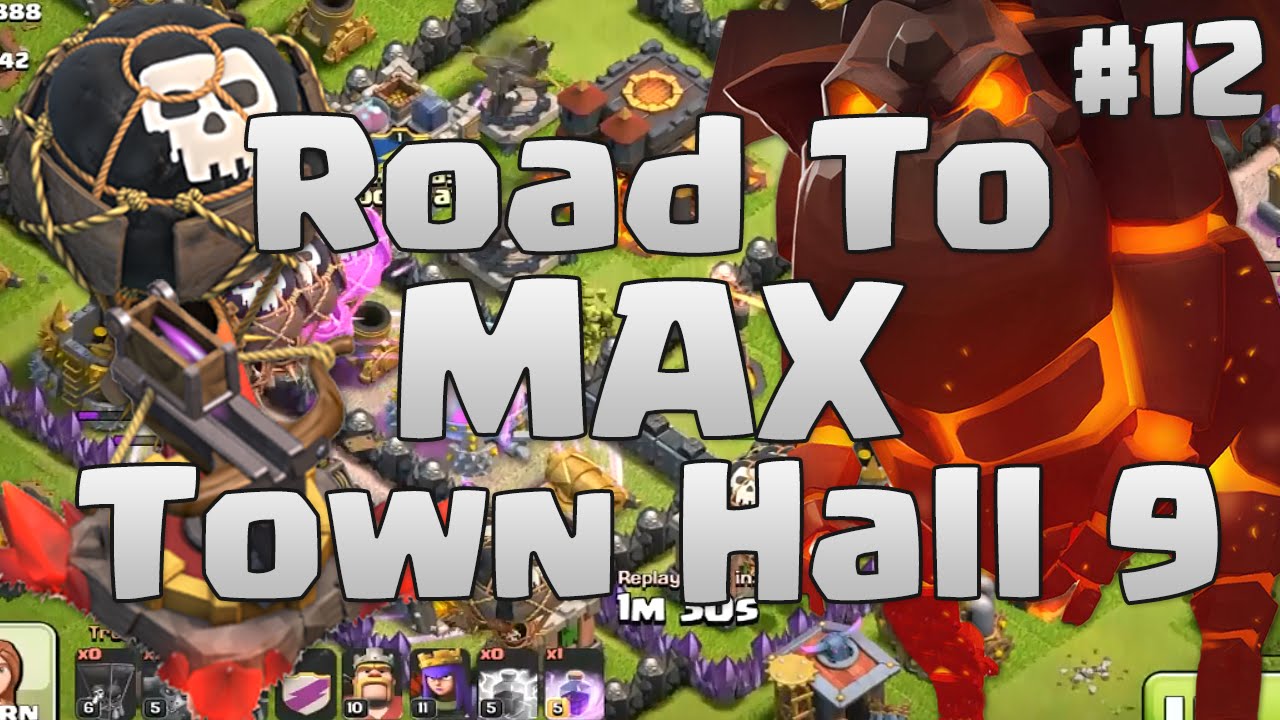 Clash of Clans - Road to Max TH9 Ep. 12 - First Time Lavaloonian - YouTube
