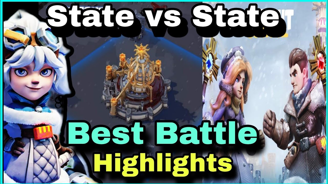 State vs State Best battle highlights - Whiteout Survival | State 115 ...