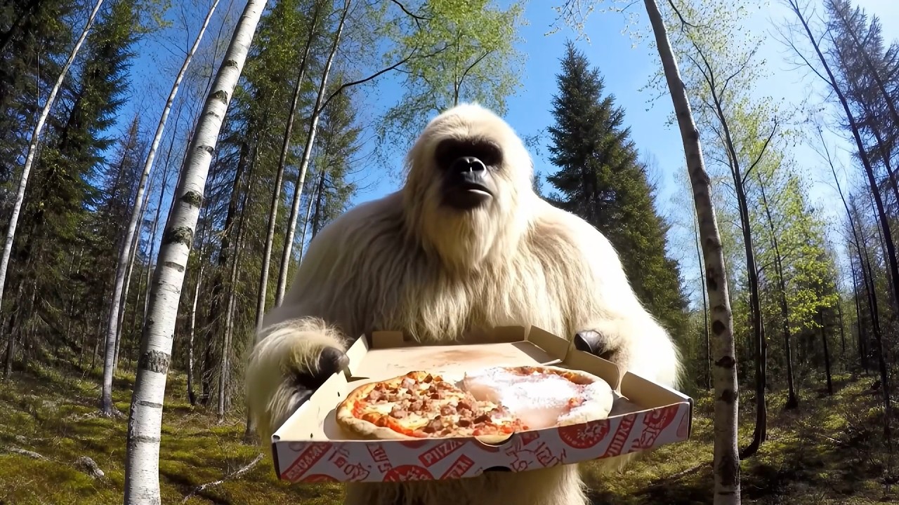 Bigfoot's Pizza Party—Delivered by a Yeti?! ( Google Veo 3 ) - YouTube