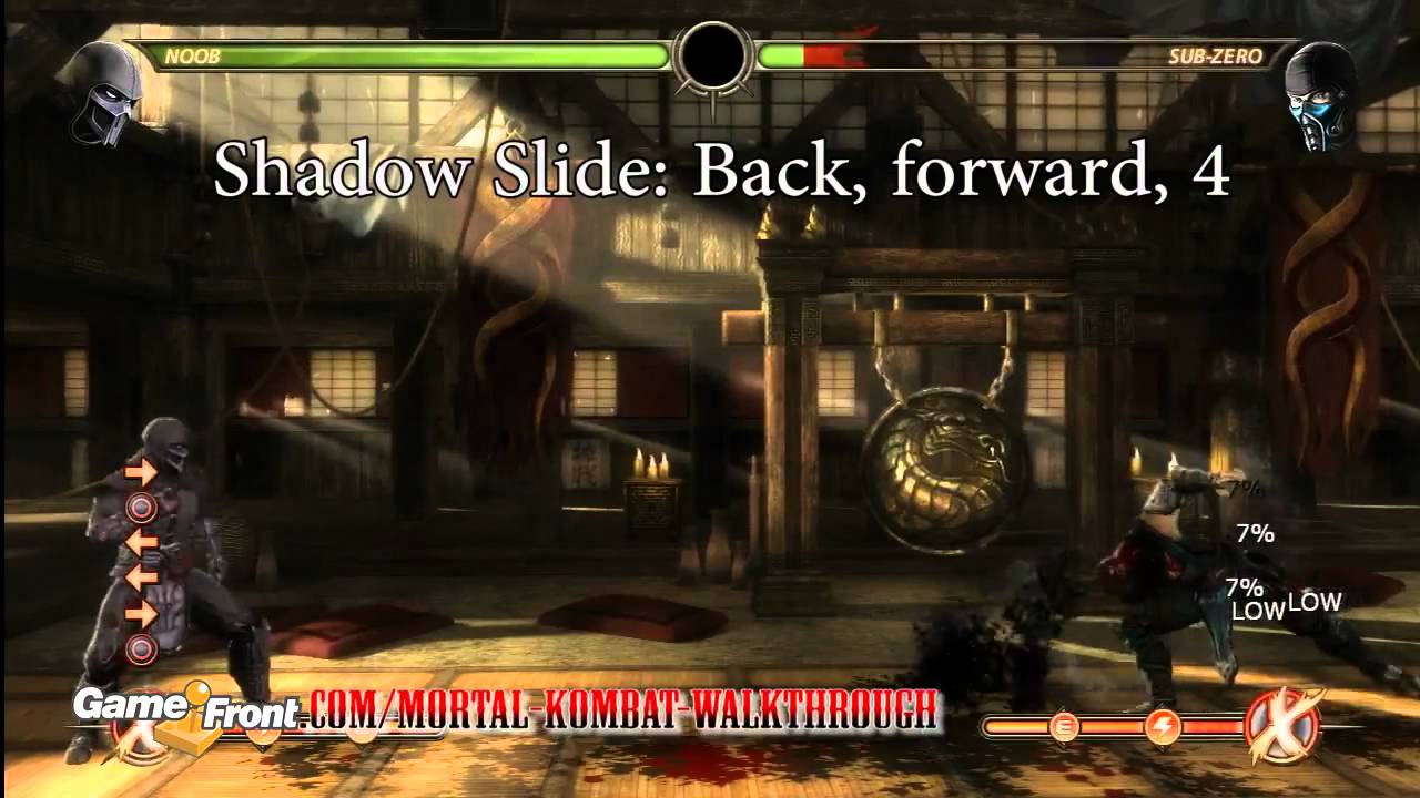 Mortal Kombat Walkthrough - Kombatant Strategy Guide - Noob Saibot ...