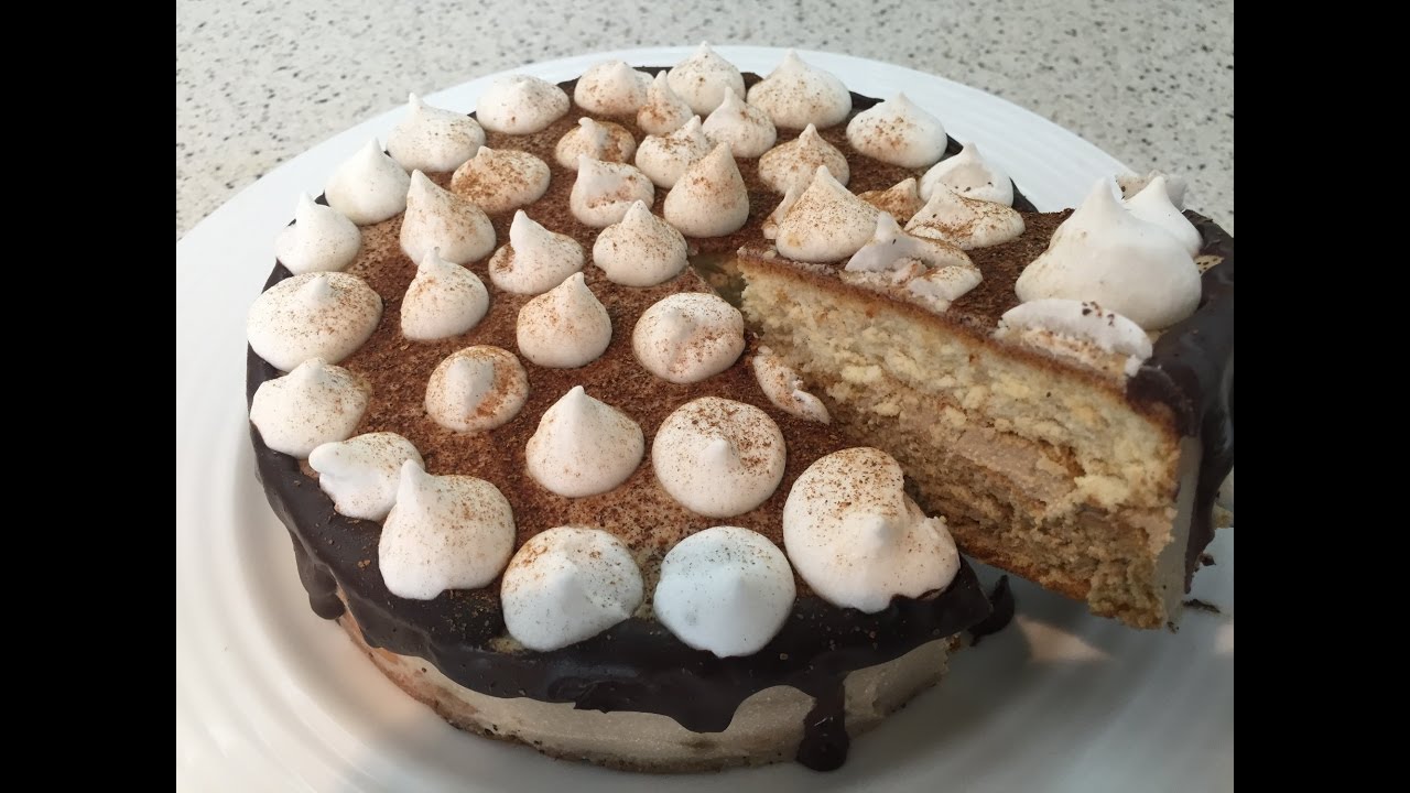 Диетический торт "Капучино". Кофейный торт. Dietetic cake. - YouTube