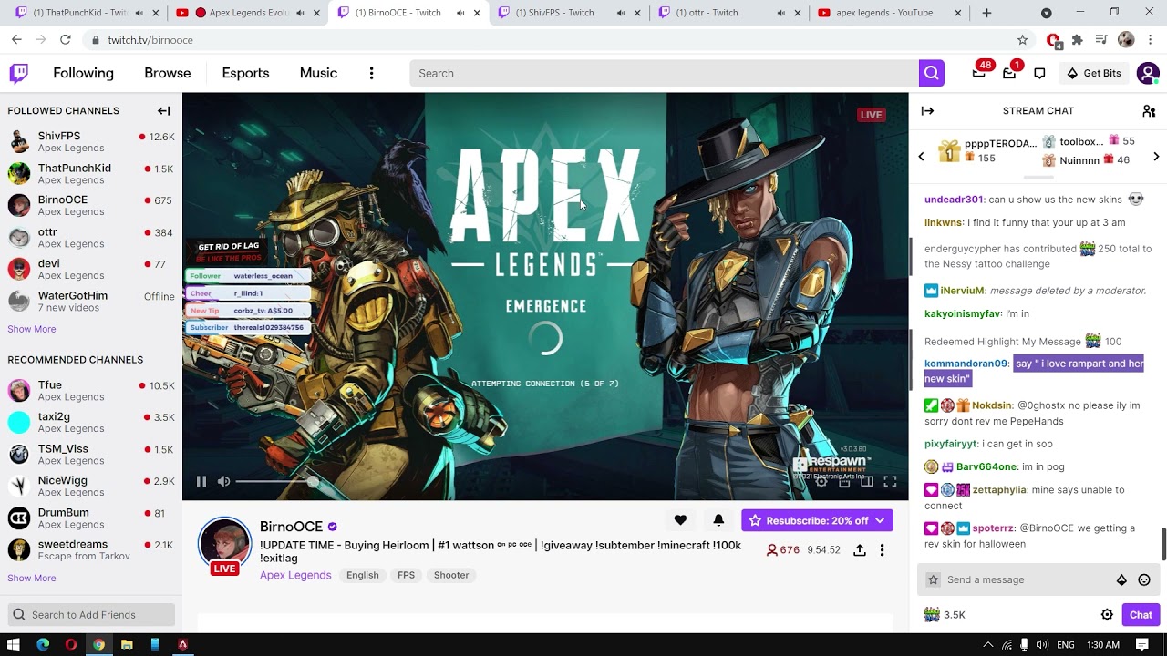 Everyone stuck at loading screen Apex Legends evolution update - YouTube