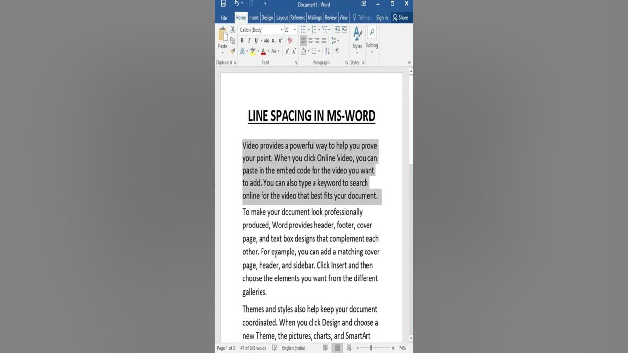 LINE SPACING SHORTCUT LINE SPACING SHORTCUT KEY DIGITAL BHANDAR line-spacing-shortcut-line-spacing-shortcut-key-digital-bhandar