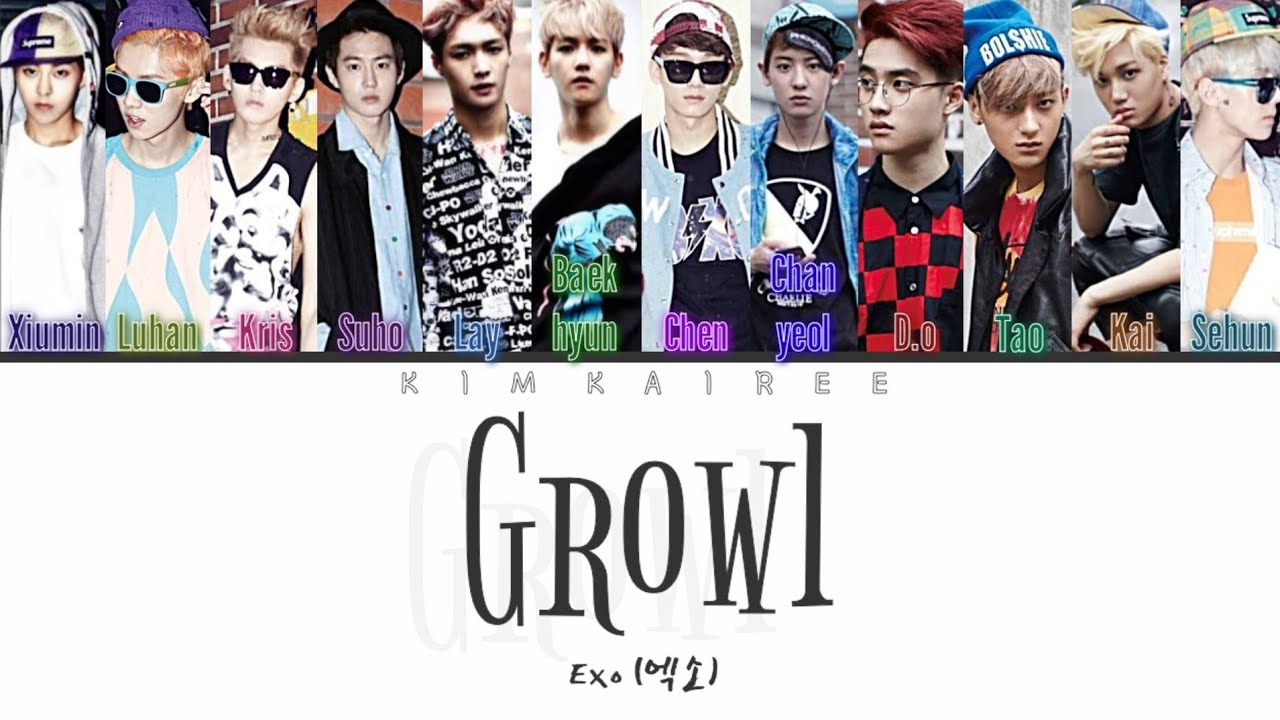 EXO 엑소 '으르렁 (Growl)' (Korean Ver.) [Color Coded Han/Rom/Eng Lyrics ...