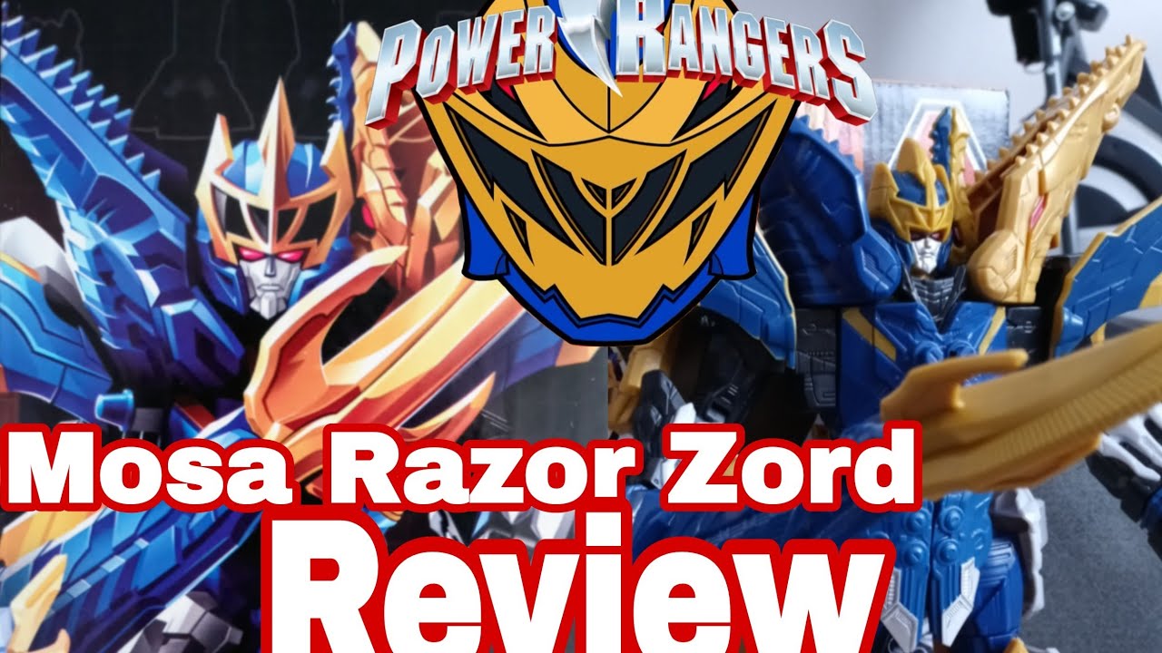 Power Rangers Dino Fury Mosa Razor Zord Review - YouTube