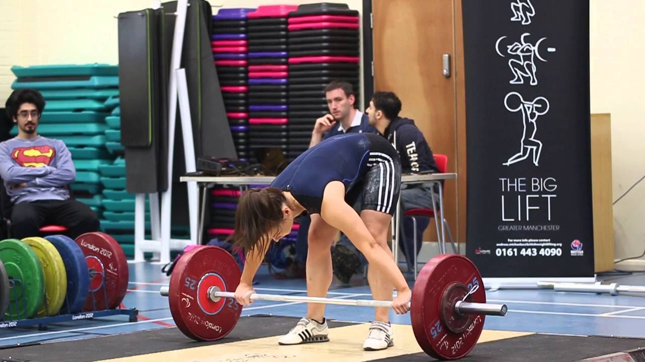 Amy Salt - 62.9kg Body Weight - 70kg Snatch - YouTube
