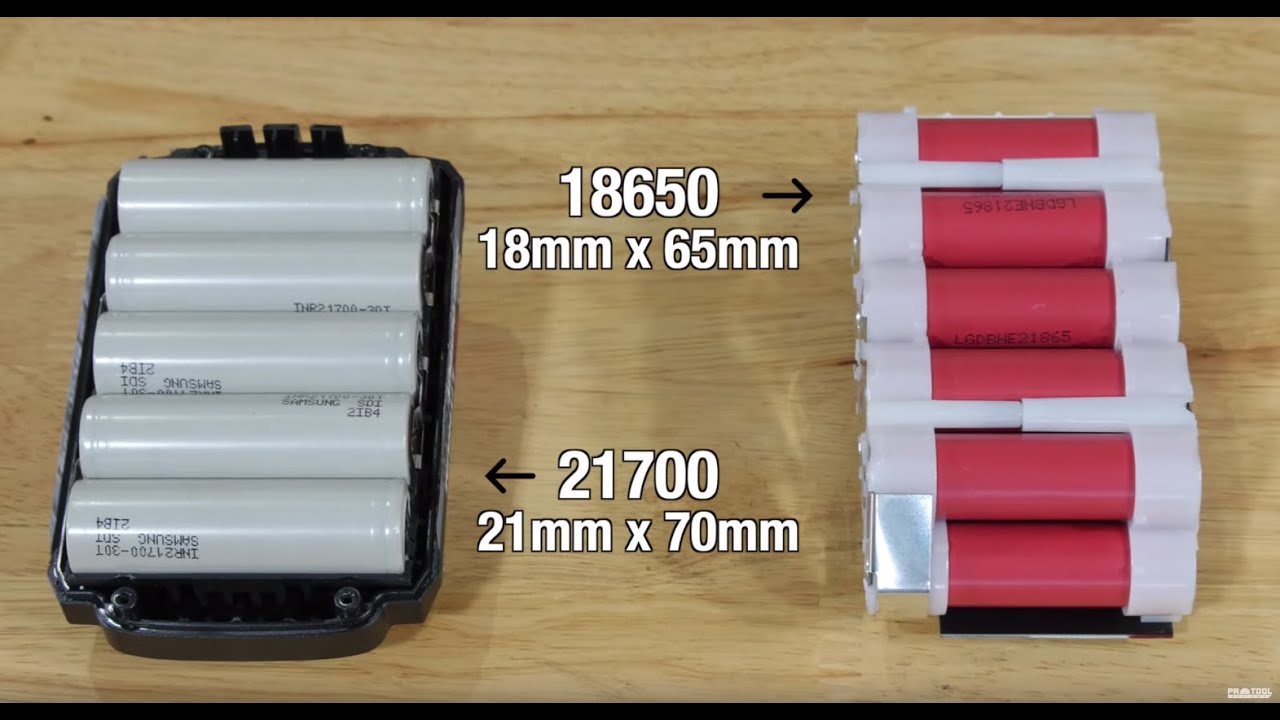 What Are Lithium Ion Batteries 21700 Vs 18650 Cells YouTube