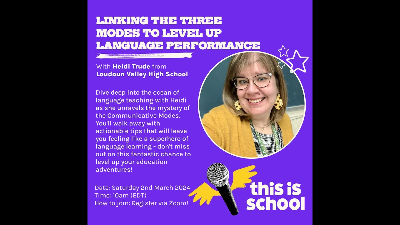 This is School and Heidi Trude: Linking the Three Modes - YouTube